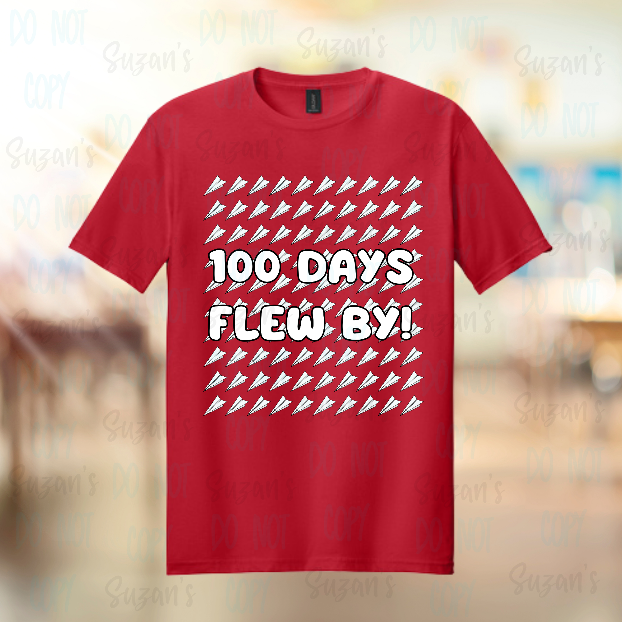 100 Days of School - Paper Airplanes – SuzansCustoms